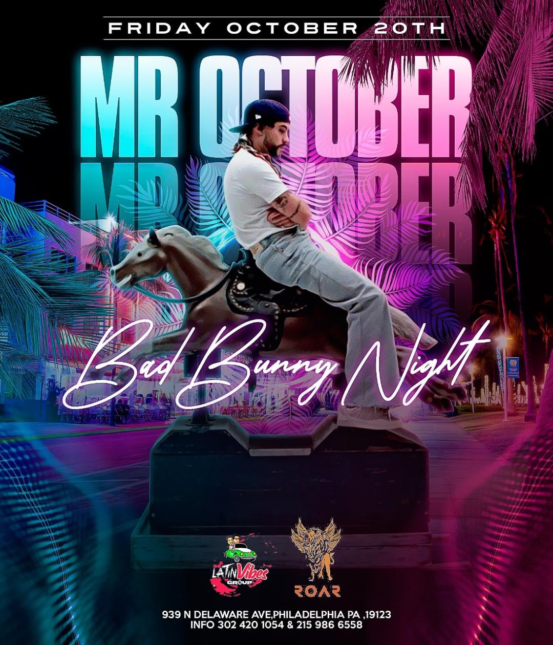 Tickets for BAD BUNNY NIGHT MR OCTOBER in Philadelphia from ShowClix