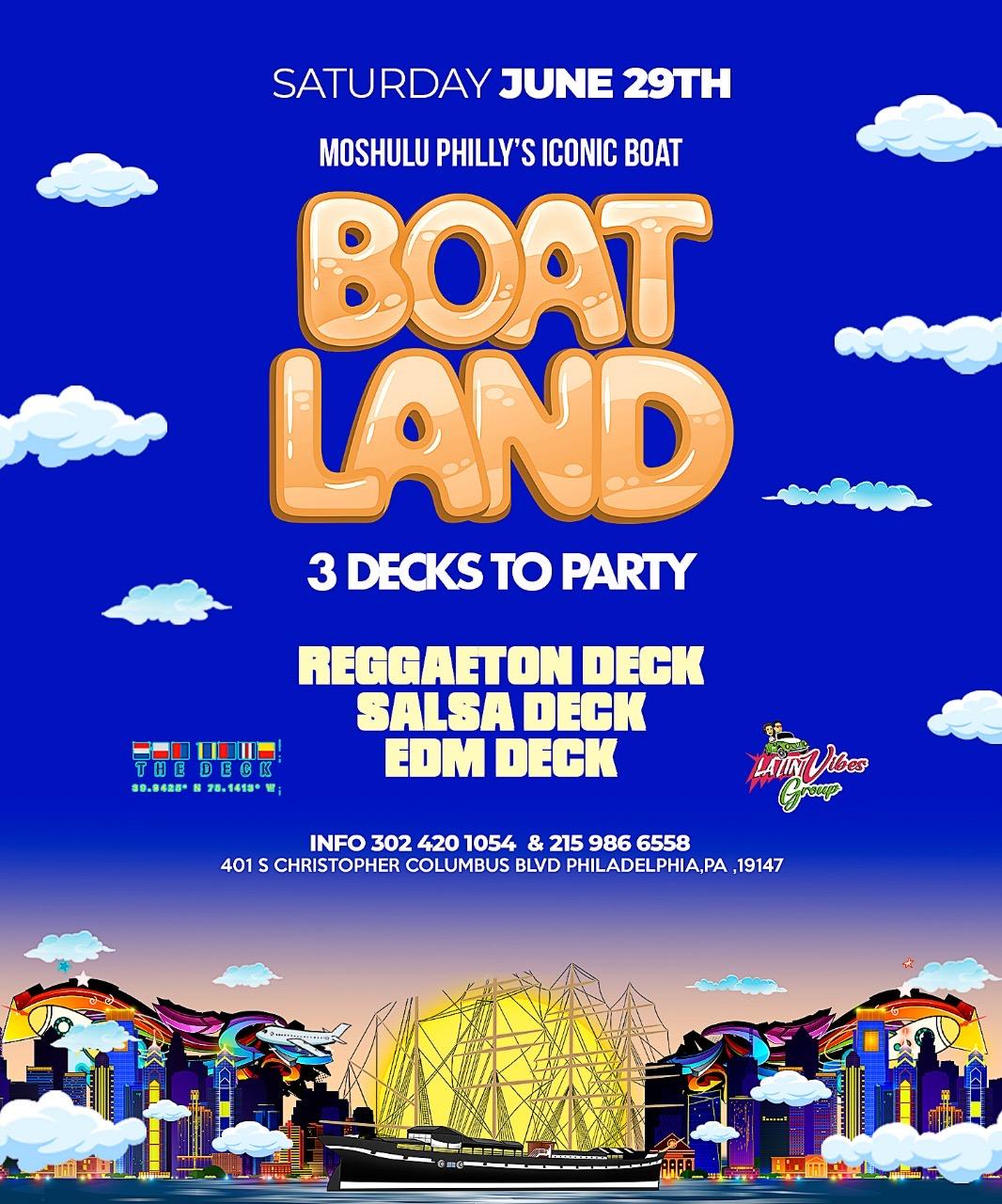 Tickets for BOATLAND MOSHULU ICONIC LATIN BOAT PARTY in Philadelphia ...