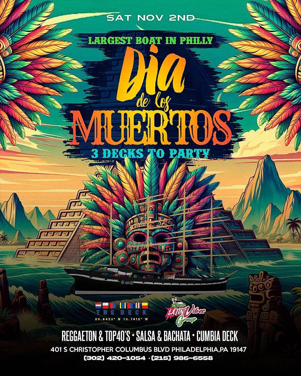 Tickets for DIA DE LOS MUERTOS MOSHULU BOAT PARTY in Philadelphia from ...