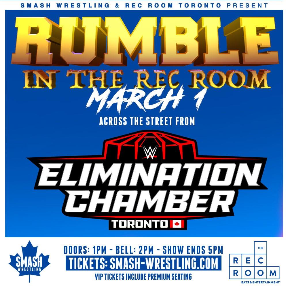 Tickets for Smash Wrestling - Rumble In The Rec Room in Toronto from ...