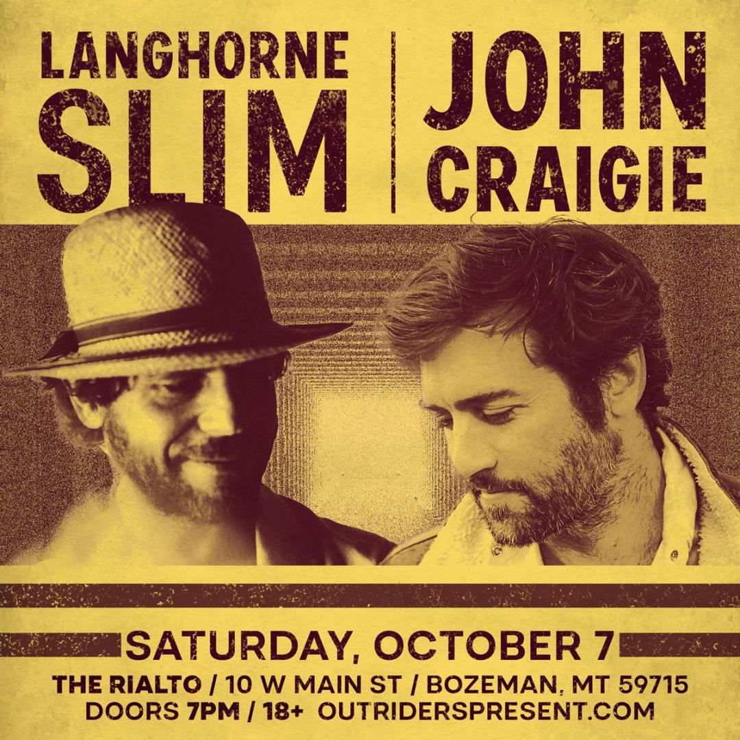Tickets for Outriders presents Langhorne Slim with John Craigie at The ...