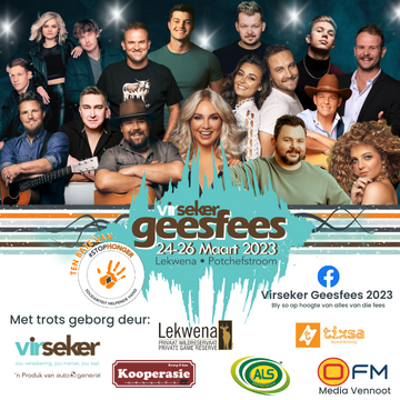 Tickets for Virseker Geesfees 2023 Naweek Pakkette in Potchefstroom ...