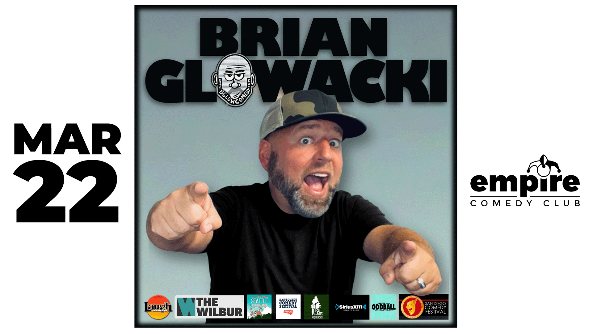Tickets for Brian Glowacki at Empire Comedy Club in Portland from ShowClix