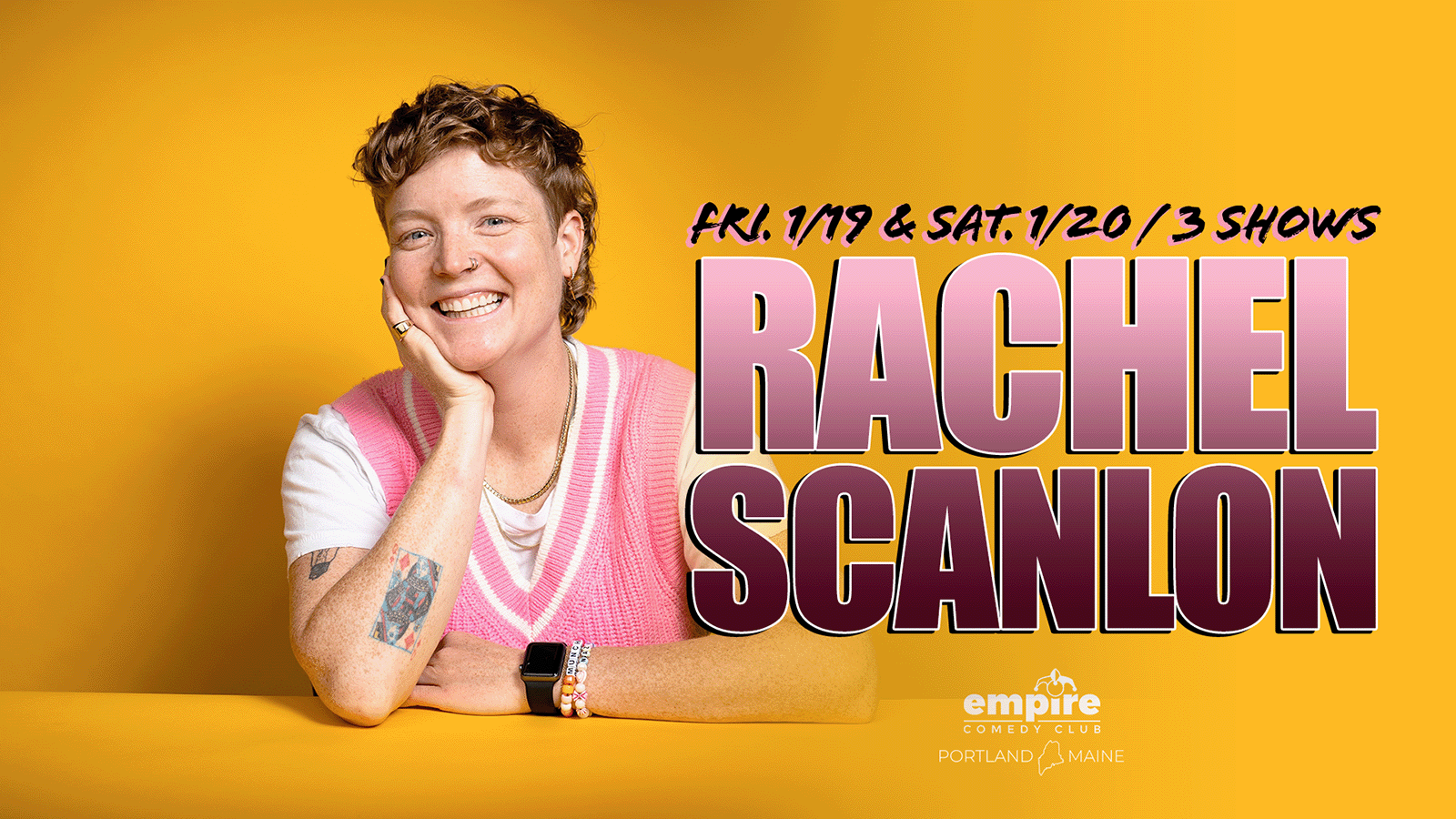 Tickets for RACHEL SCANLON at Empire Comedy Club in Portland from ShowClix