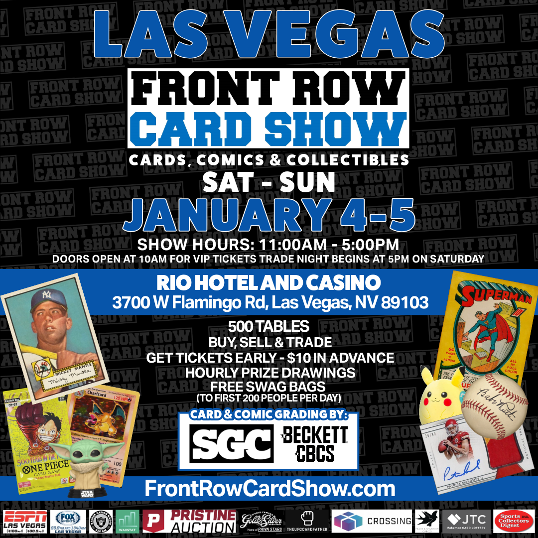 Tickets for Front Row Card Show Las Vegas 2025 Jan 4-5 in Las Vegas ...
