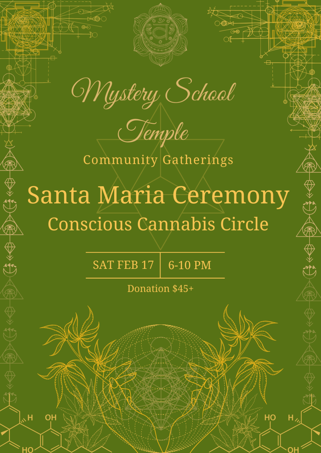Tickets for Santa Maria Ceremony - Conscious Cannabis Circle in Rio ...