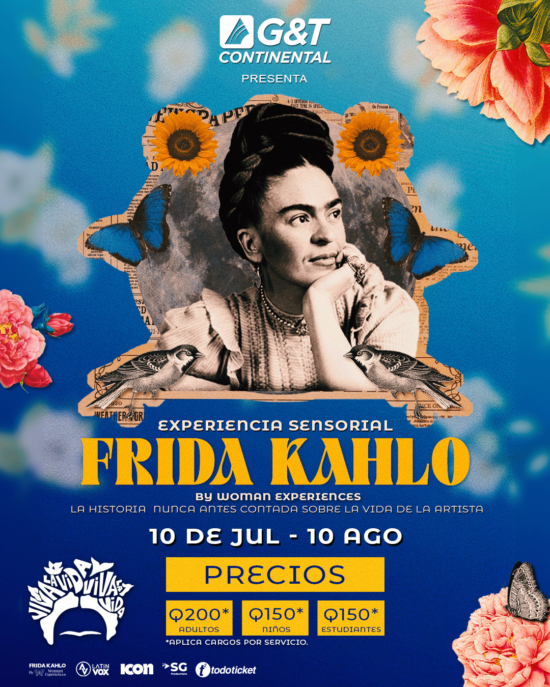 Boletos para FRIDA KAHLO - MUSEO SENSORIAL in Guatemala desde Fancake