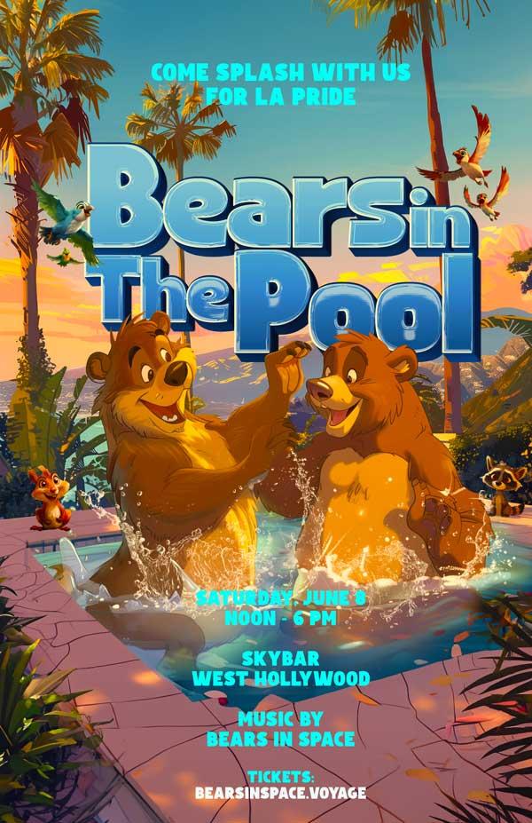 Tickets for Bears in the Pool in West Hollywood from Masterbeat