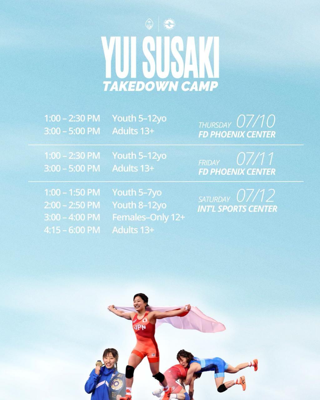 Tickets for Takedown Camp with Yui Susaki in Hagåtña from GuamTime