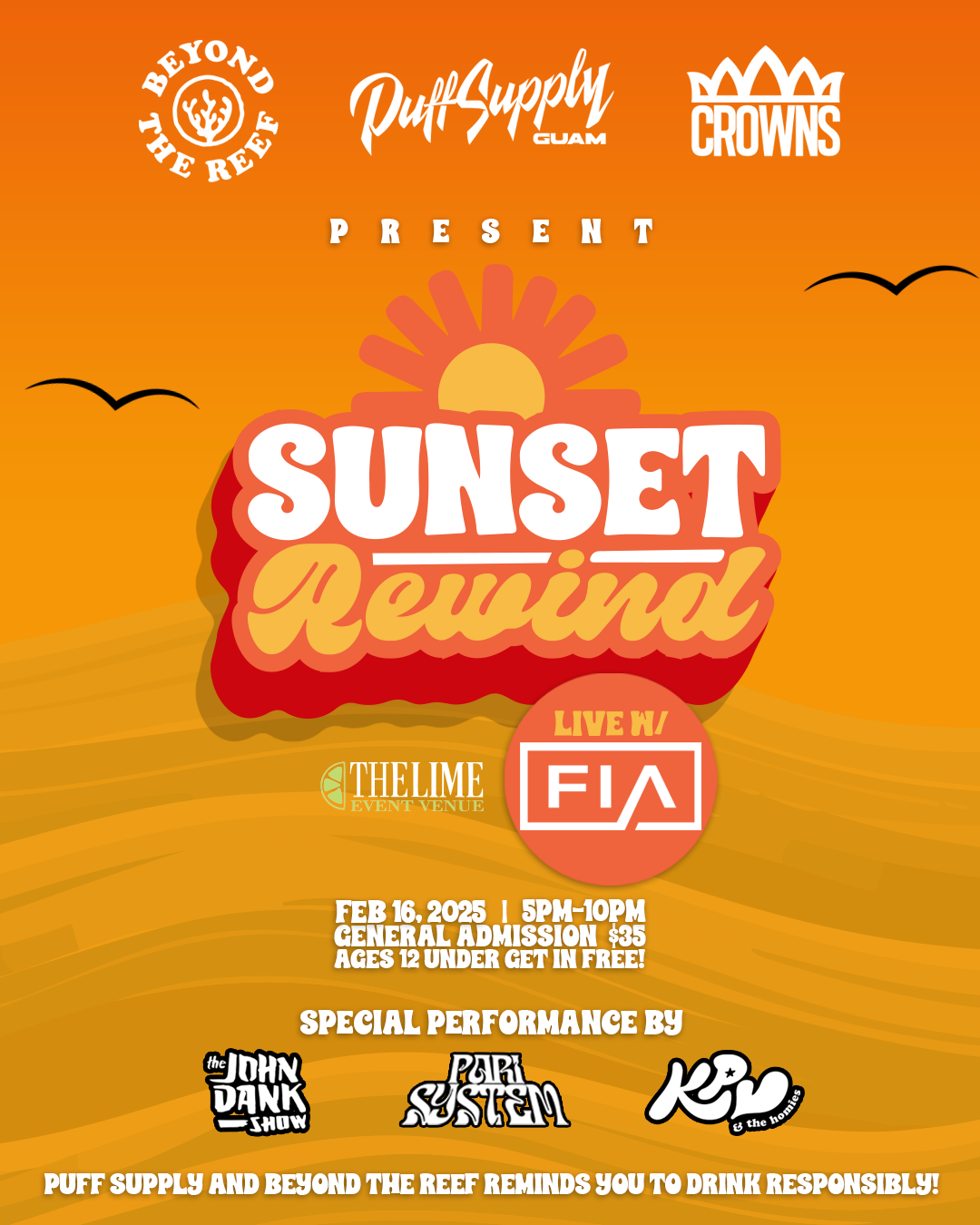 Tickets for Sunset Rewind Live w/ Fia! in Hagåtña from GuamTime