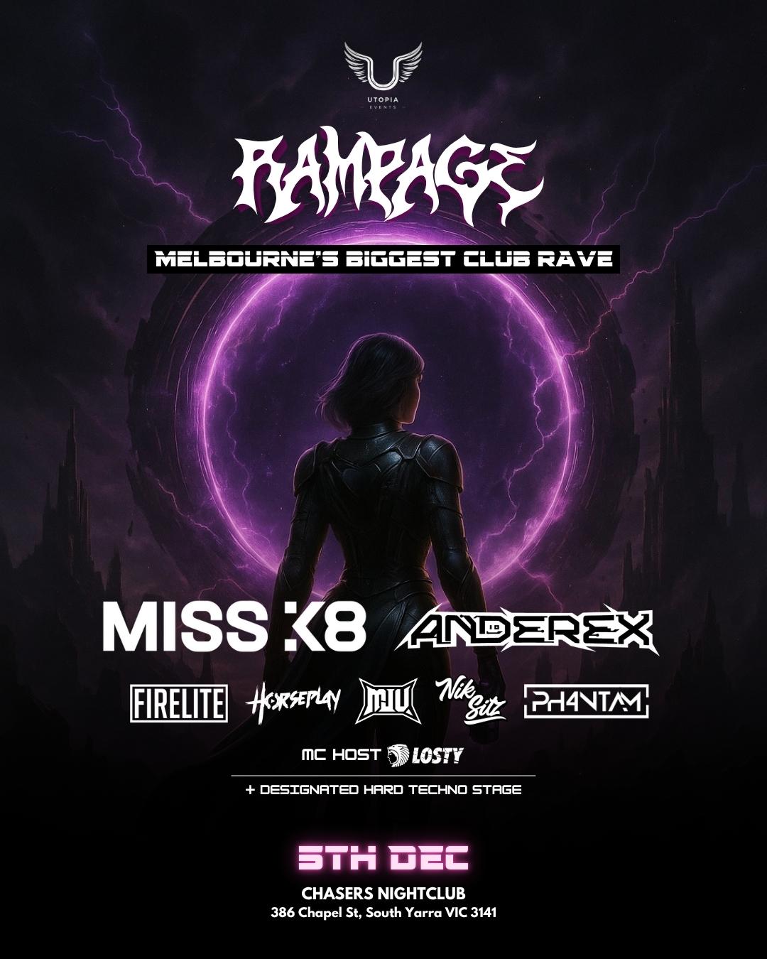 RAMPAGE - Melbourne's Biggest Club Rave in Sydney - Checkout
