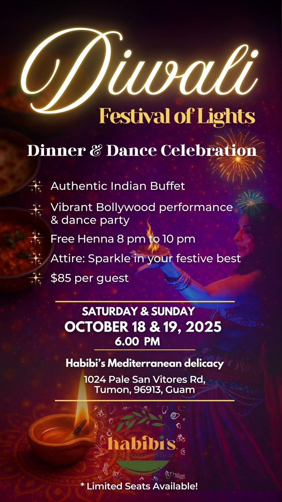 Tickets for Diwali Festival of Lights in Tumon from GuamTime