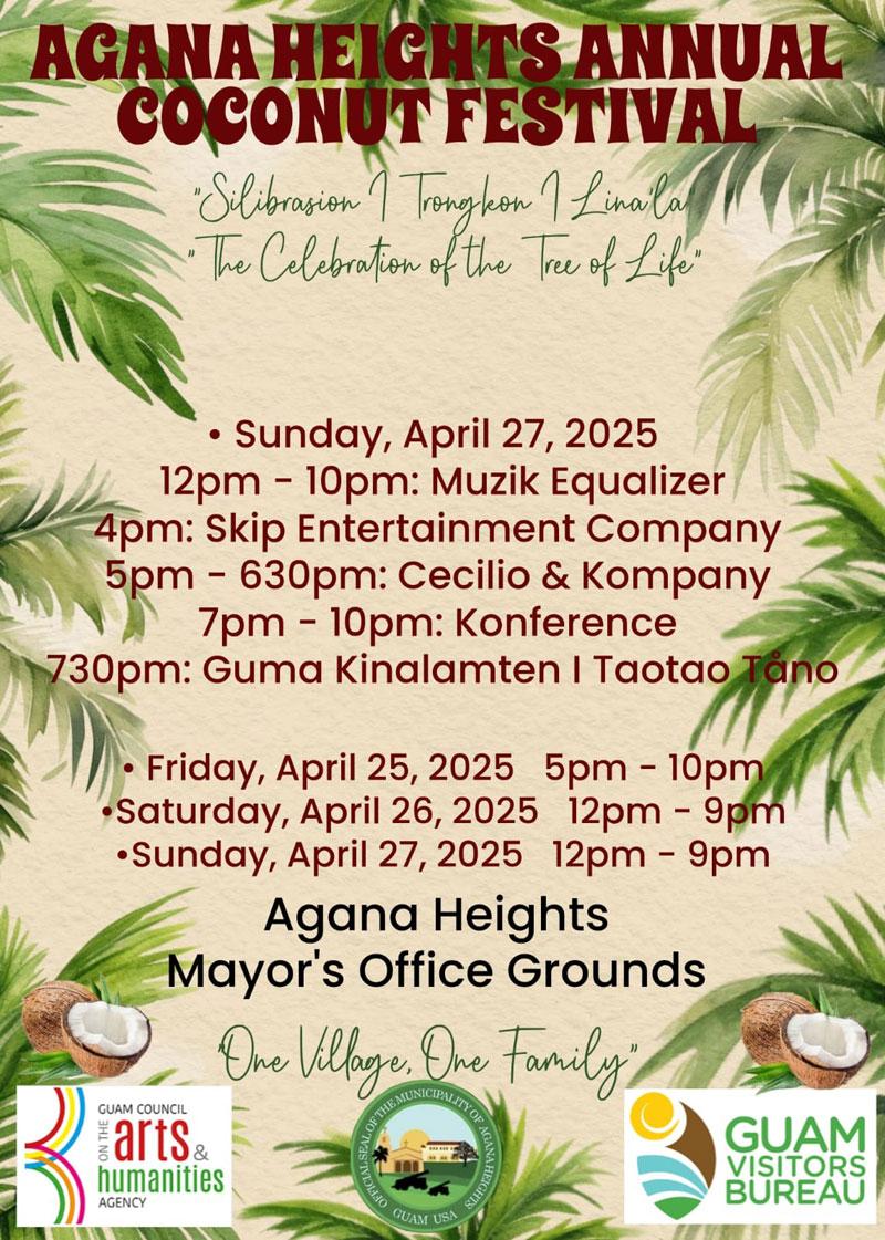 Tickets for Agana Heights Coconut Festival 2026 in Hagåtña Heights from ...