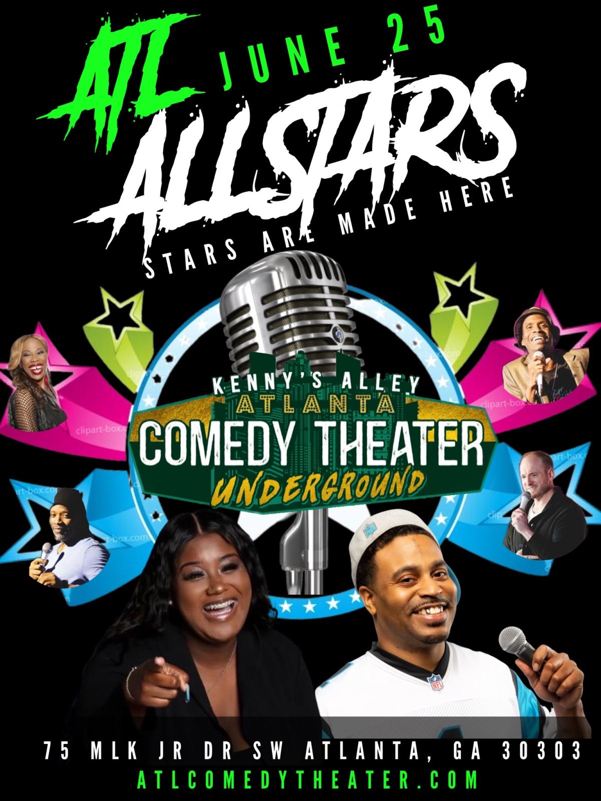Tickets for ATL ALLSTARS Comedy Showcase in Atlanta from Atlanta Comedy ...