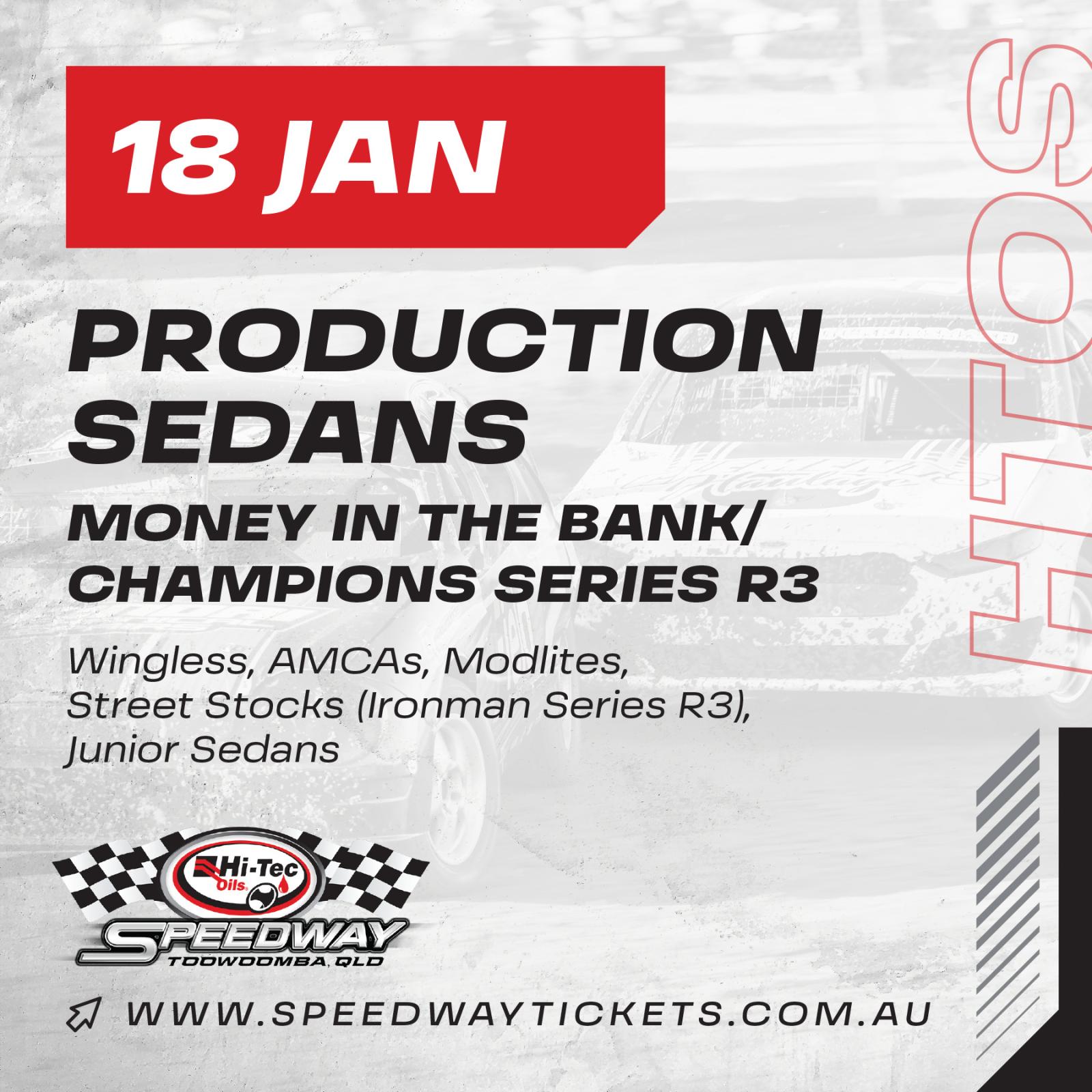 Tickets for Production Sedans (Money in the Bank) in Charlton from ...