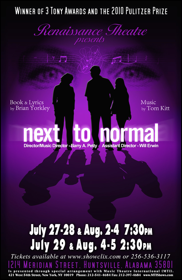 Tickets for Next to Normal in Huntsville from ShowClix