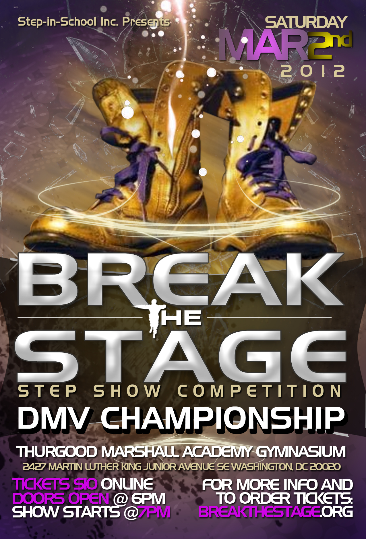 Tickets for Break the Stage DMV Area in Washington from ShowClix