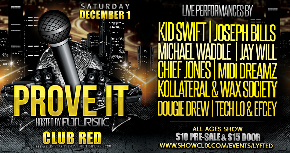 Tickets for Futuristic's PROVE IT! in Tempe from ShowClix