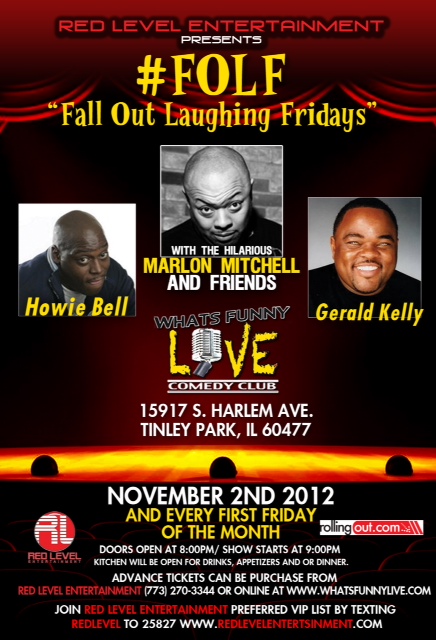 Tickets for Fall OUT Laughing Fridays in Tinley Park from ShowClix