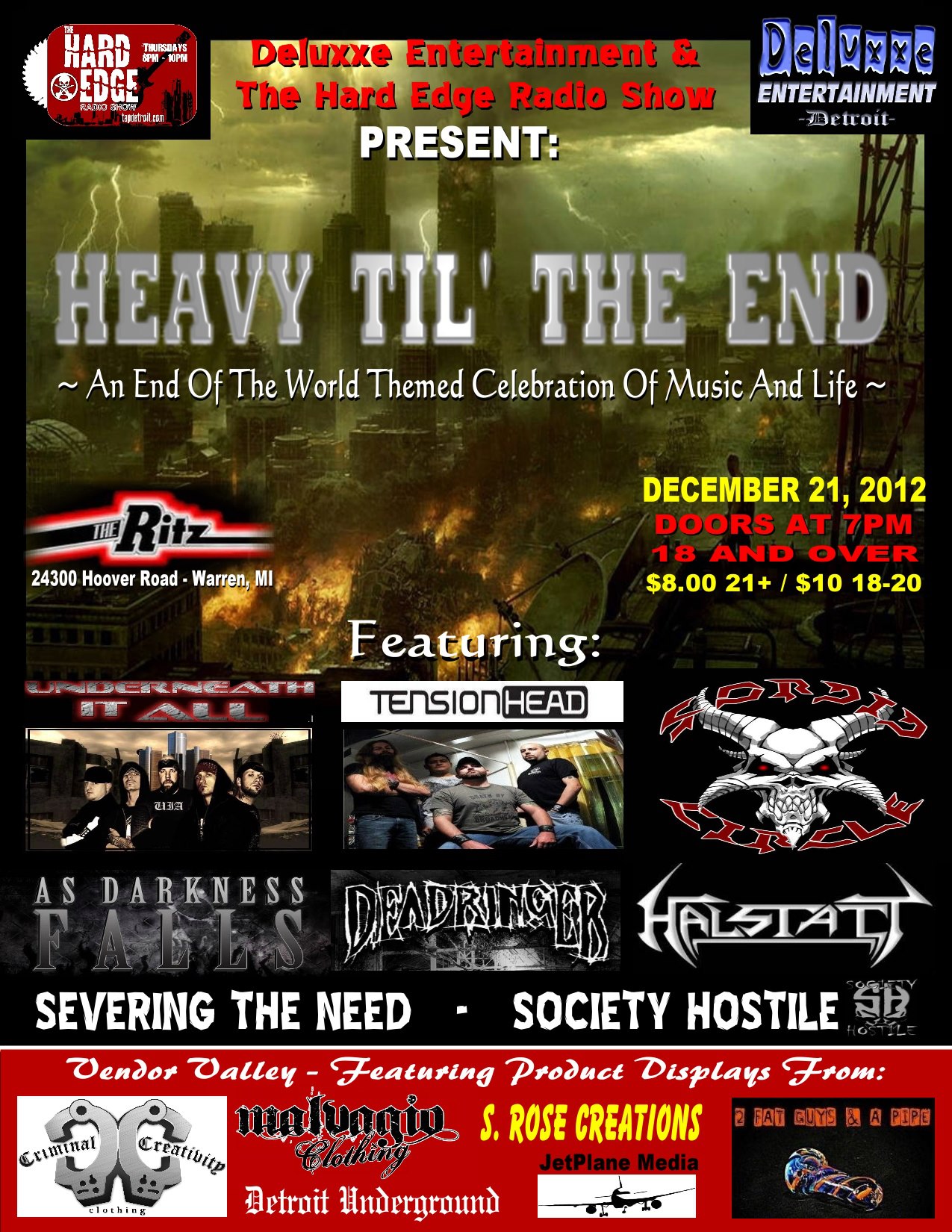 Tickets for HEAVY TILL THE END in Warren from ShowClix