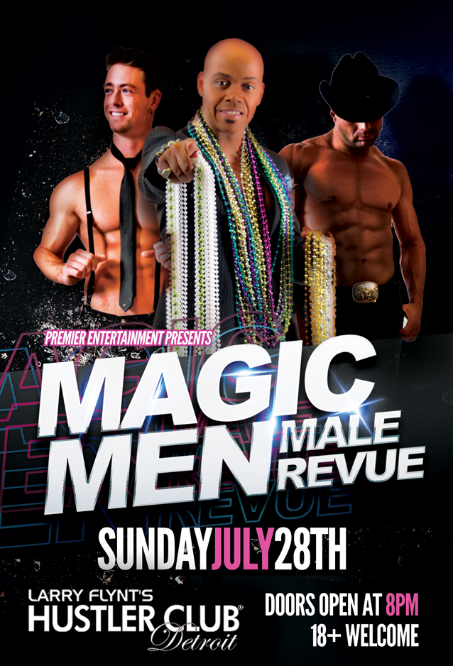 Tickets for The Magic Men Male Revue (18+) in Lincoln Park from ShowClix