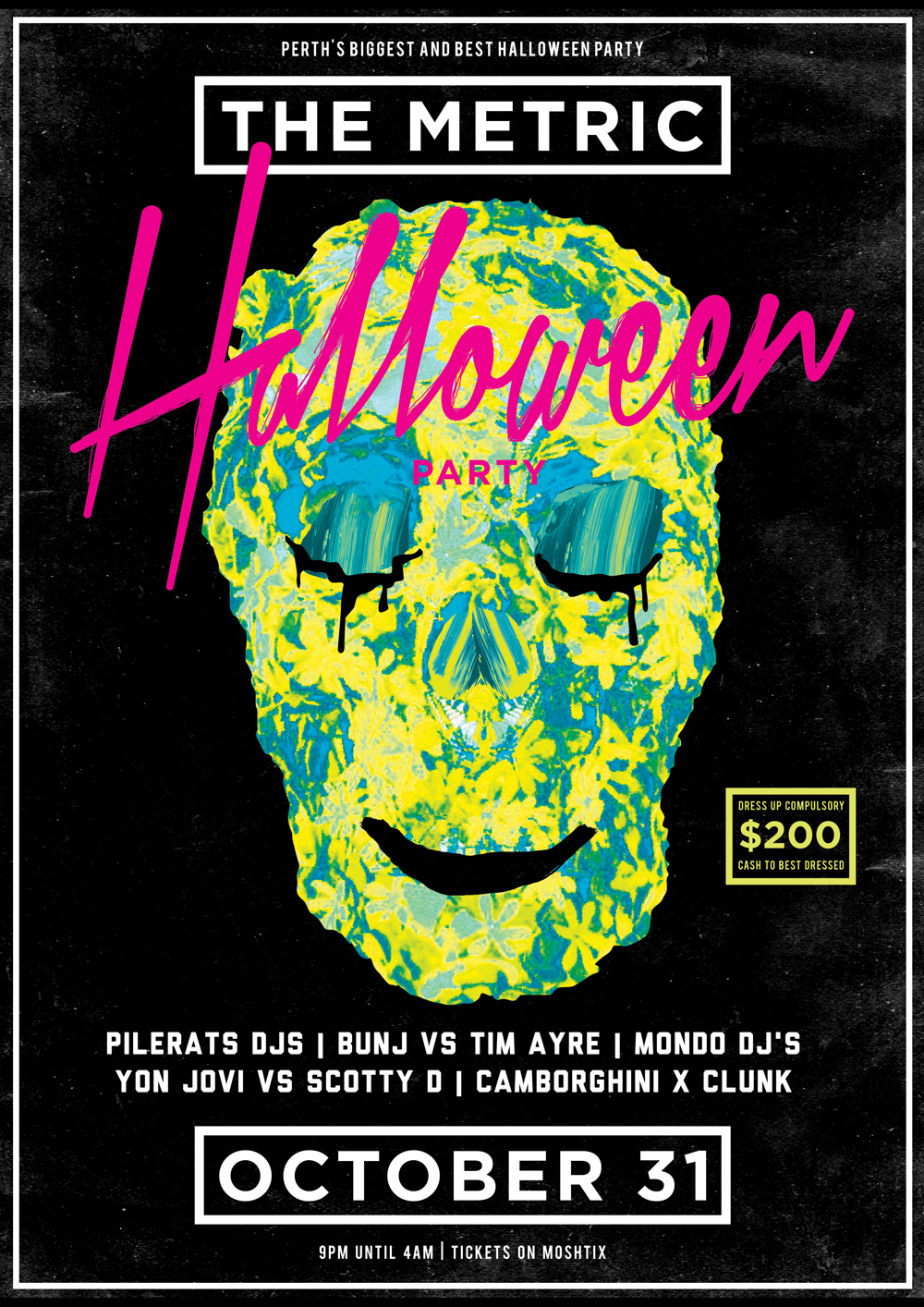 Tickets for THE METRIC HALLOWEEN PARTY in Perth from Ticketbooth
