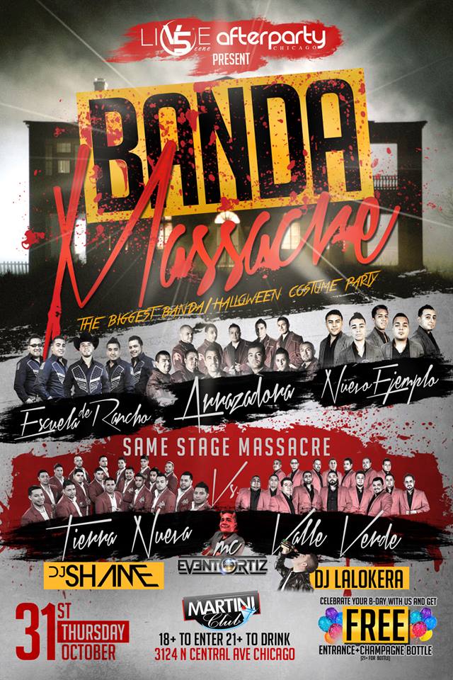 Tickets for Banda Massacre in Chicago from V5 Group