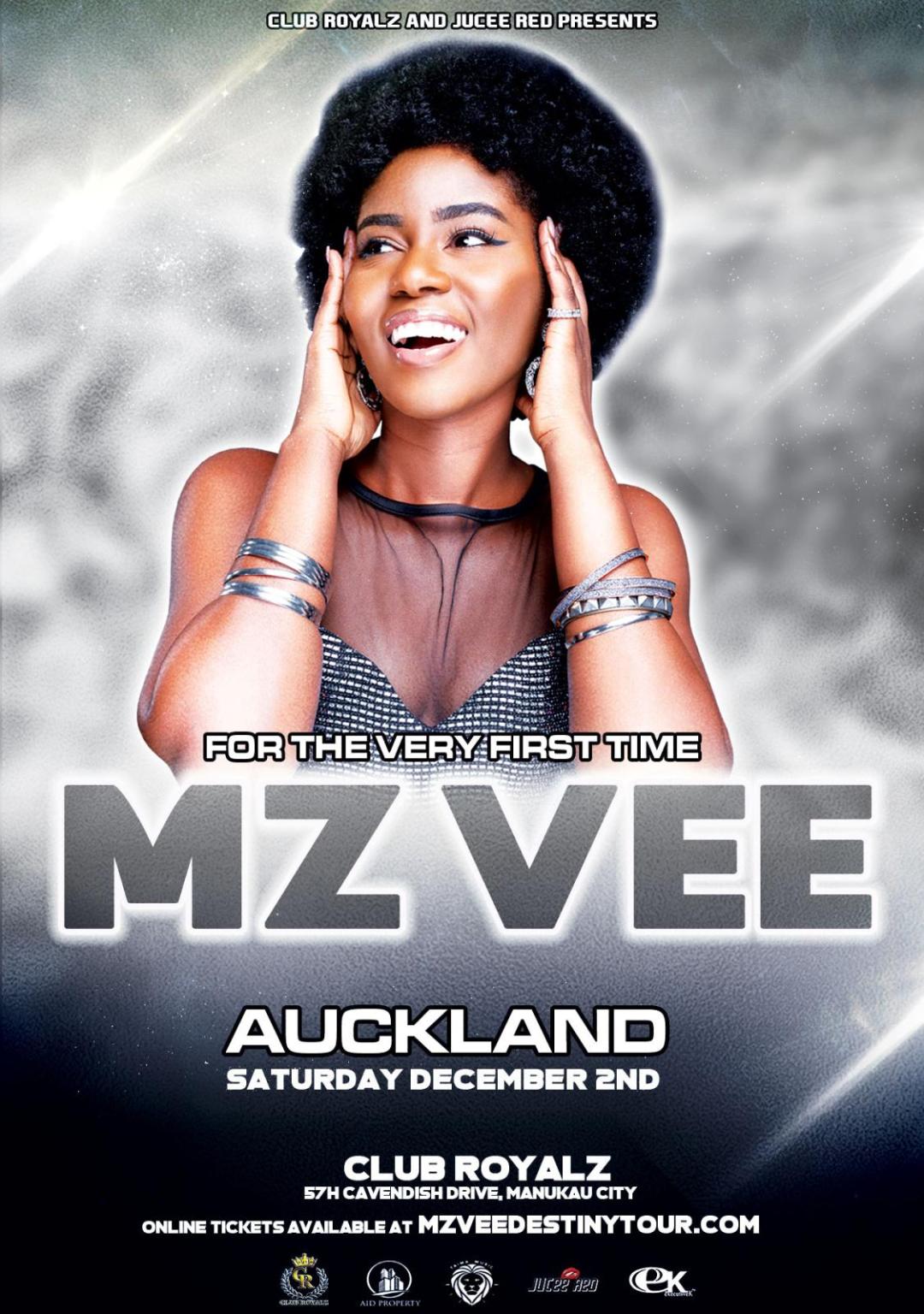 Mz Vee Live in Auckland in Manukau - Checkout