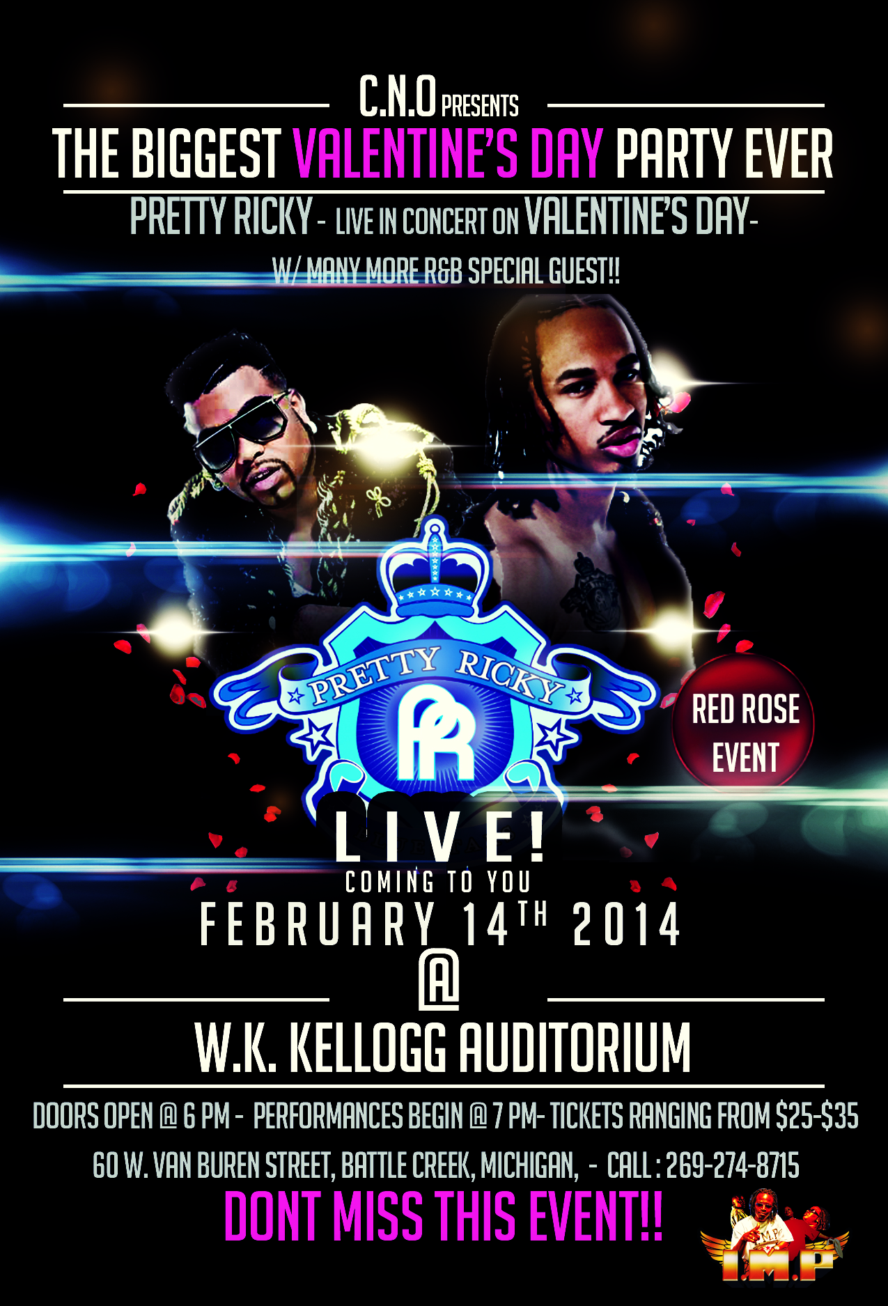 Tickets for "Pretty Ricky's" Red rose Event in Battle Creek from ShowClix
