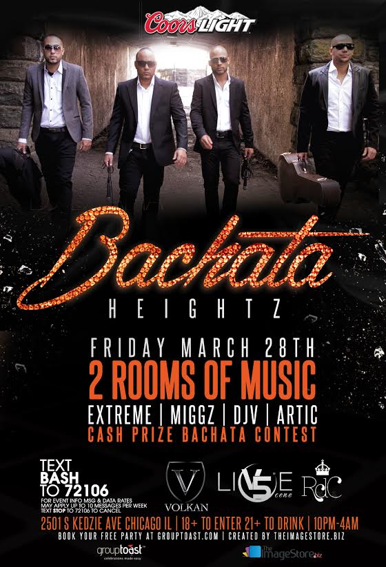Tickets for Bachata Heightz LIVE (18+) in Chicago from V5 Group