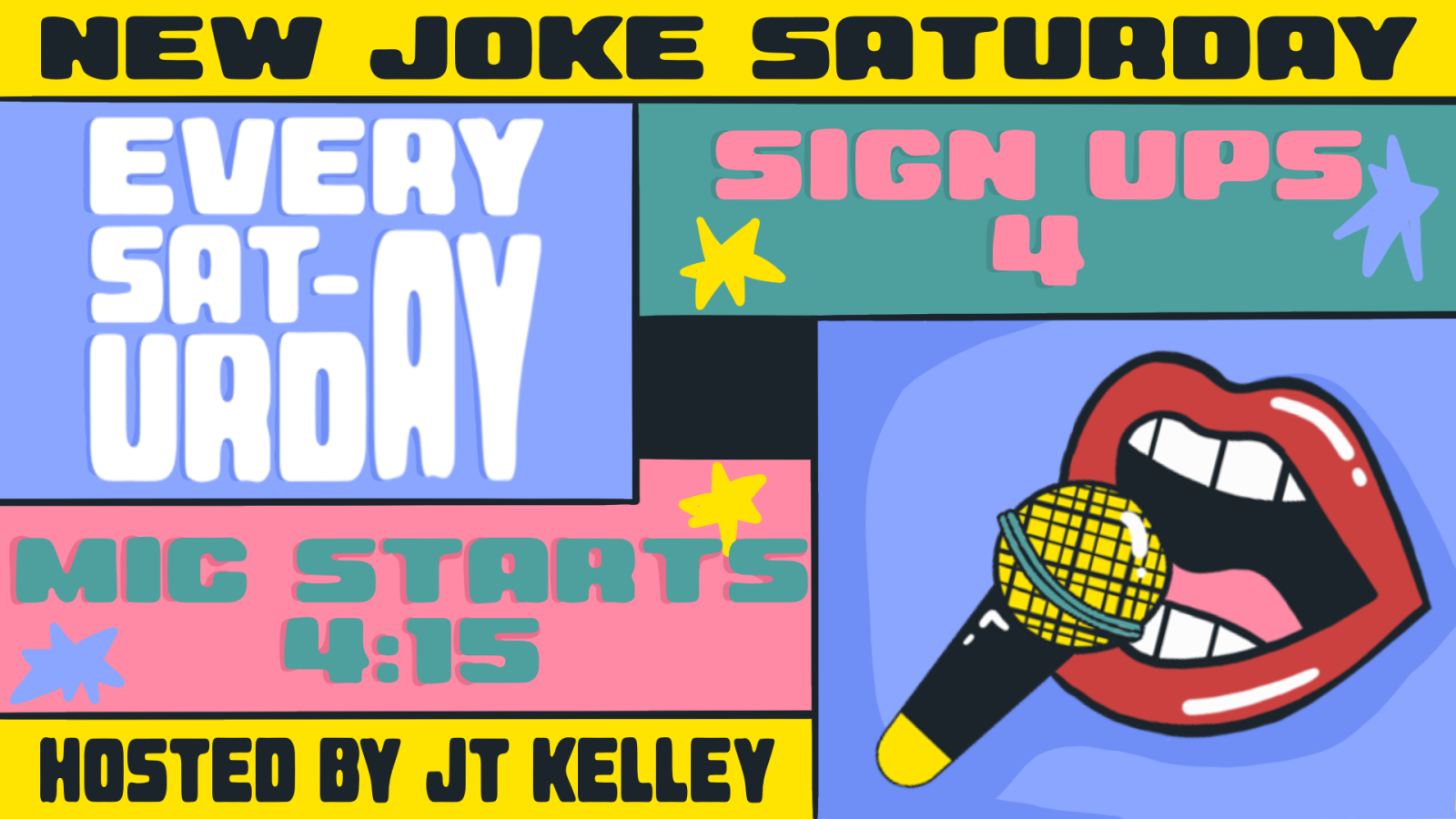 Tickets for New Joke Saturday Open mic in Austin from ShowClix