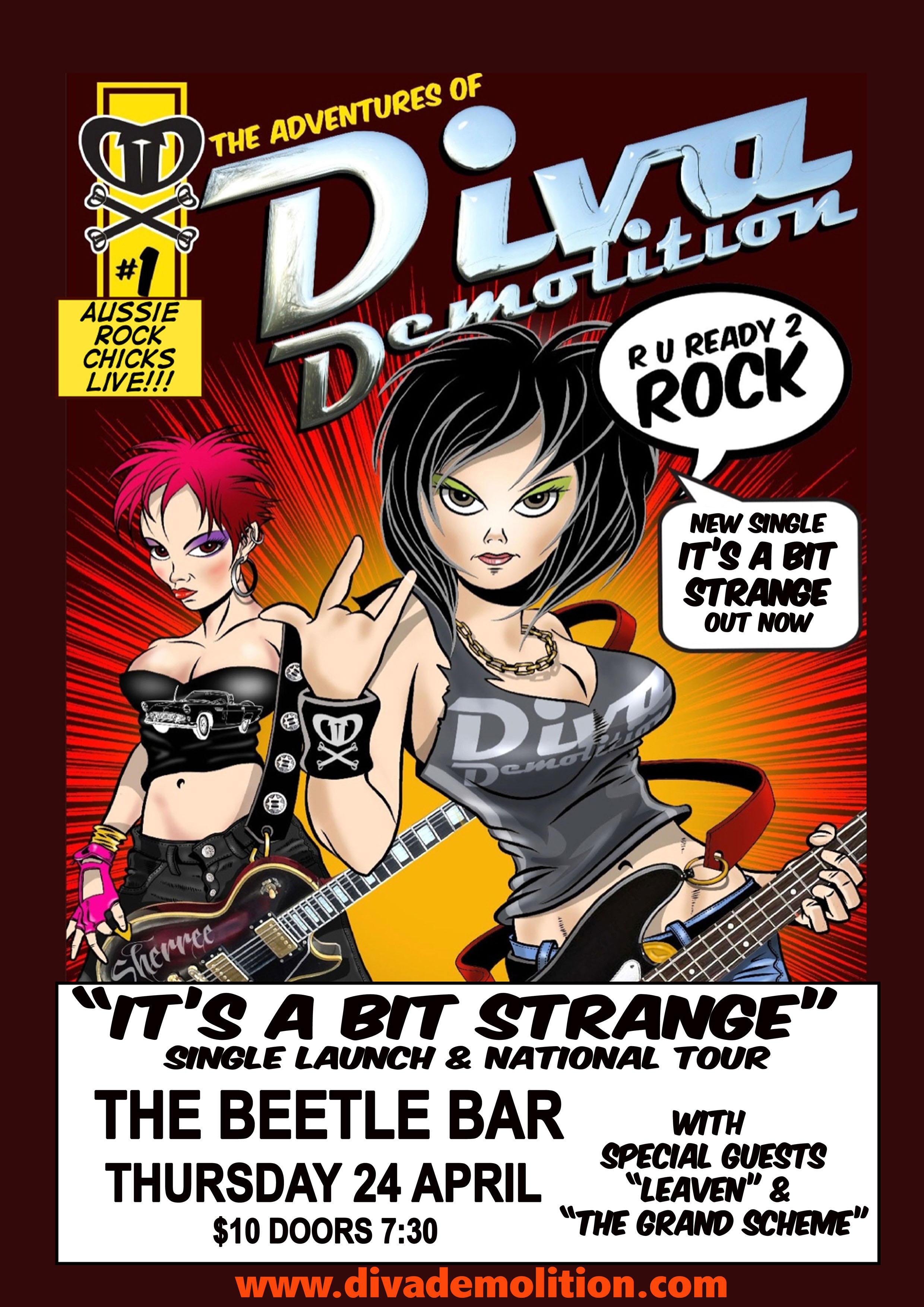 Tickets for DIVA DEMOLITION + THE GRAND SCHEME + SILENCE ISN'T EASY in ...