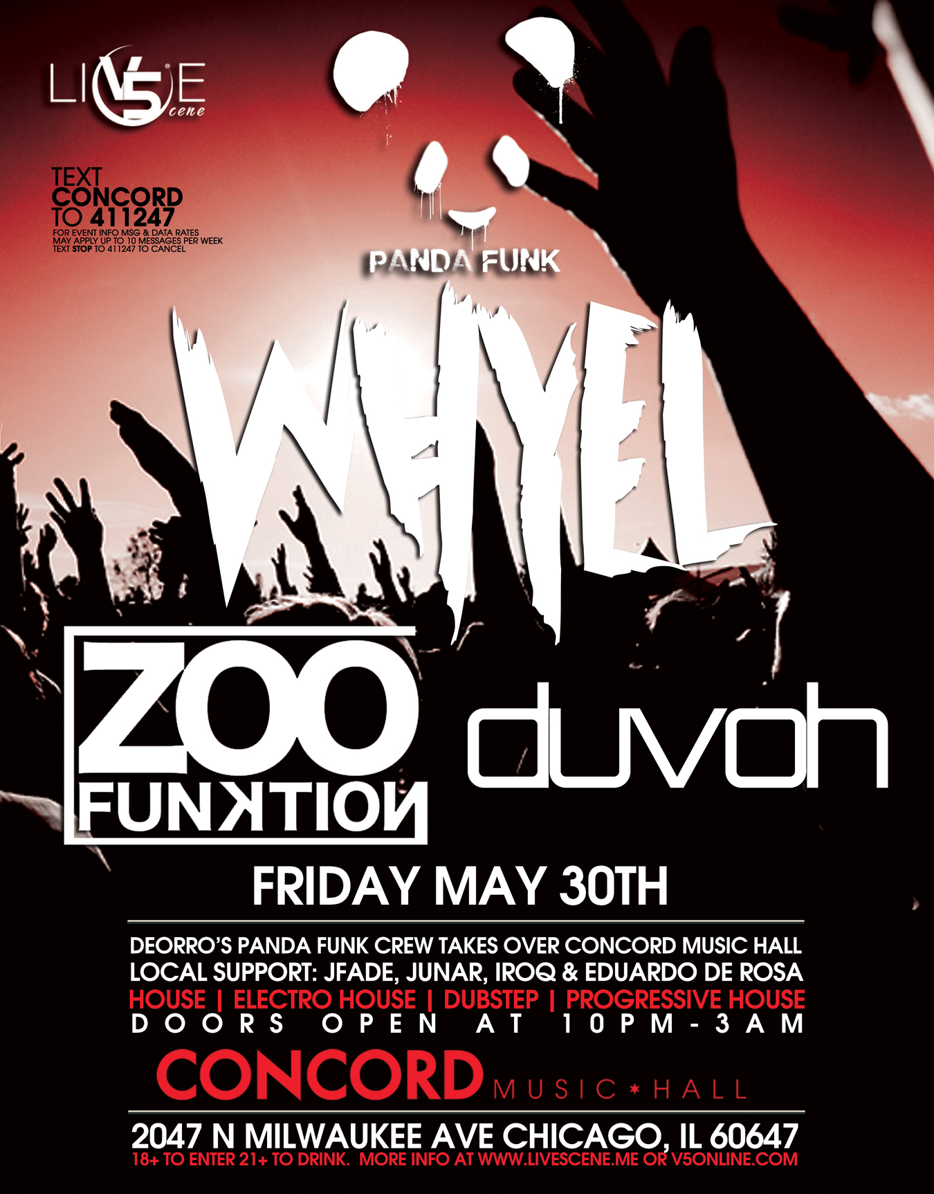 Tickets for CANCELLED Panda Funk Takeover (18+) in Chicago from V5 Group