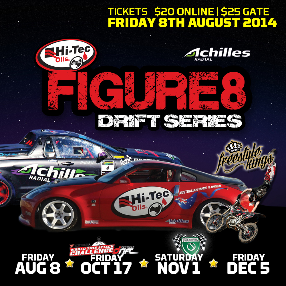 Tickets for Hi-Tec Oils Figure8 Drift Series in Eastern Creek from ...