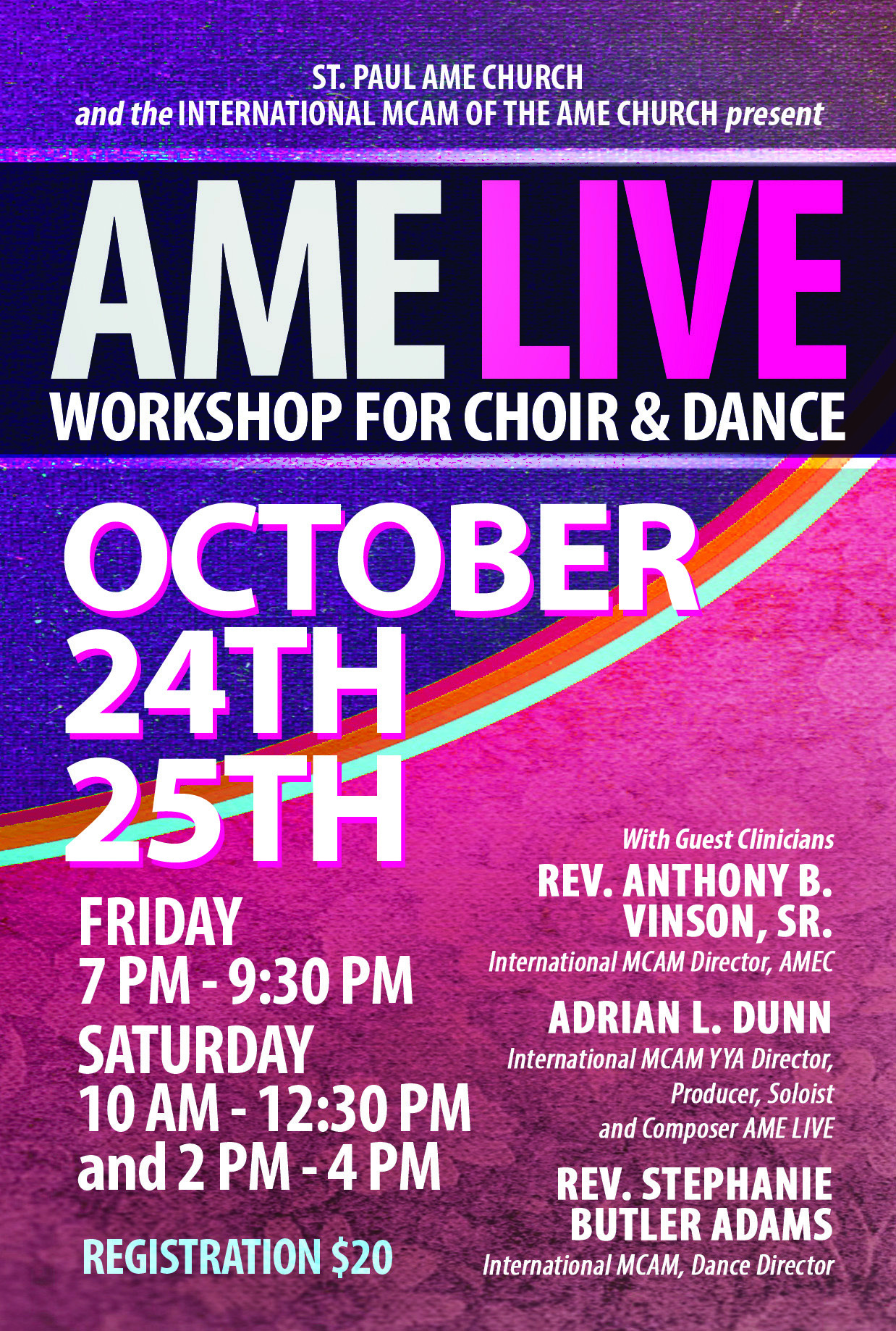 Tickets for MCAM AME LIVE Workshop for Choir and Dance in Cambridge ...