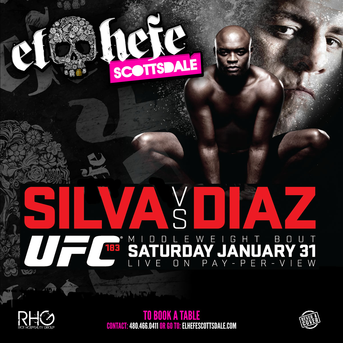 Tickets for Dj Diesel and UFC Silva vs Diaz in Scottsdale from Riot ...