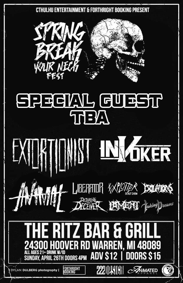 Tickets for Spring Break Your Neck Fest at The Ritz 4/24 in Warren from ...