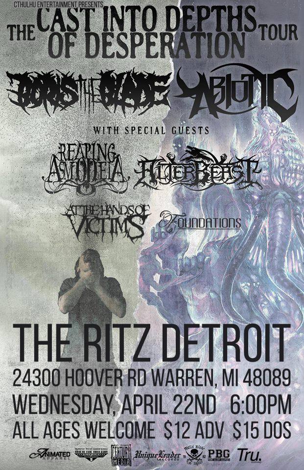 Tickets for Boris the Blade | Abiotic at The Ritz Detroit 4/22 in ...