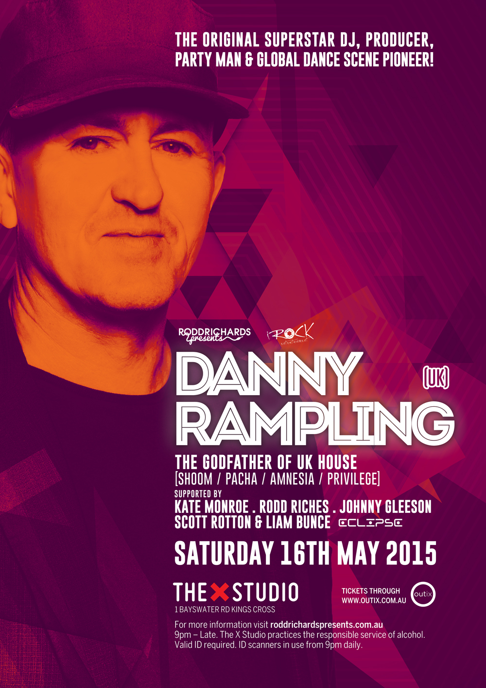 Tickets for Danny Rampling - House Legend in Kings Cross from Ticketbooth