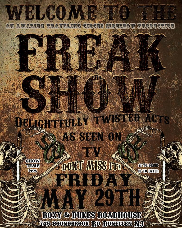 Tickets for Amazing Traveling Circus Sideshow II in Dunellen from ShowClix