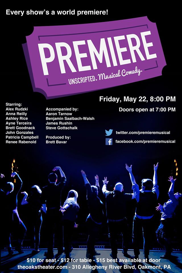Tickets for Premiere Musical Comedy in Oakmont from ShowClix