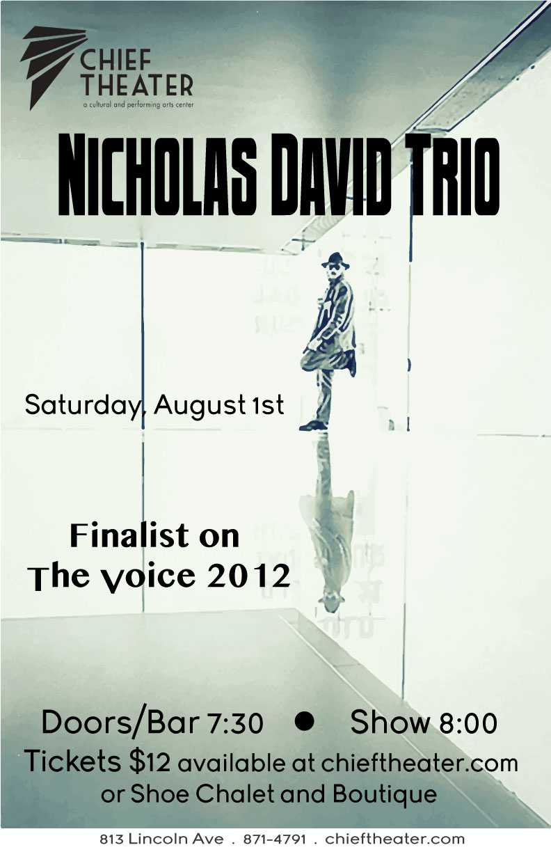 Tickets for Nicholas David Trio in Steamboat Springs from ShowClix