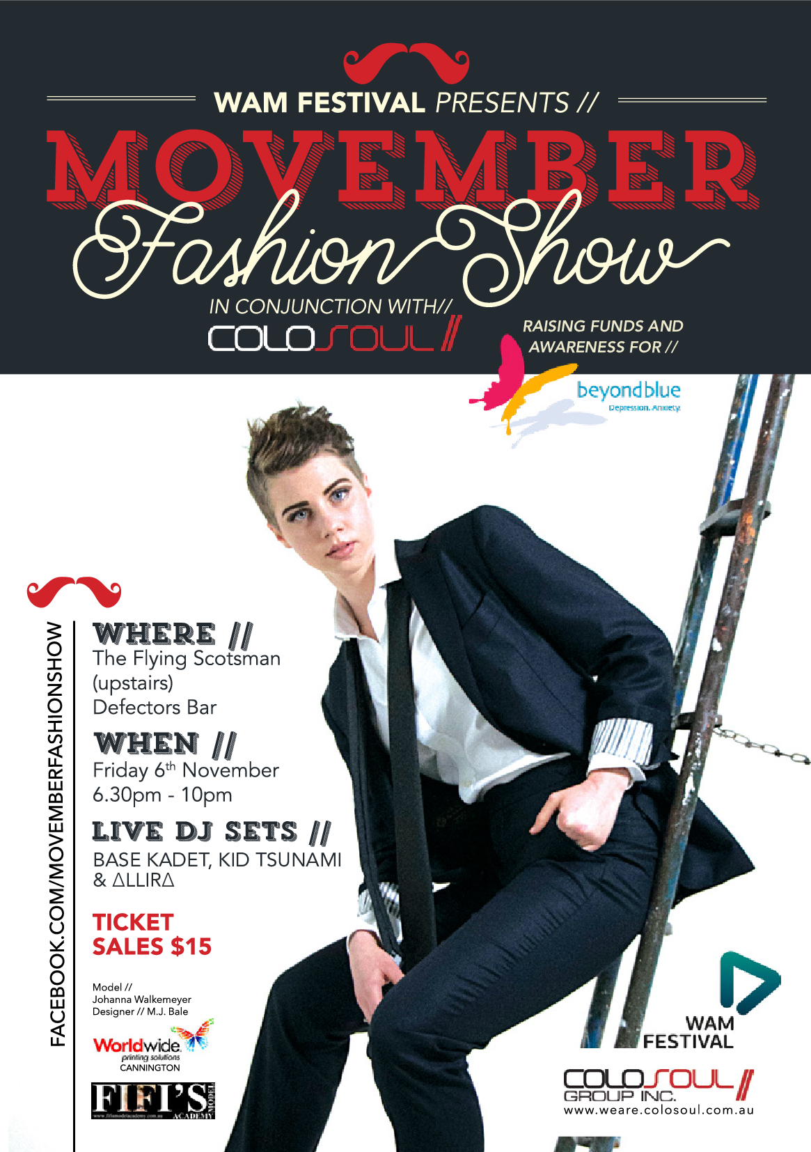 Tickets for WAM presents - Movember Fashion Event in Mt lawley from ...