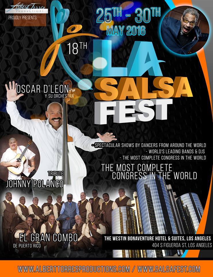 Tickets for LA Salsa Fest 2016 - May 25-30, 2016 in Los Angeles from ...