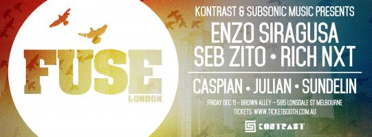 Tickets for Fuse London (Melbourne Showcase) in Melbourne from Ticketbooth