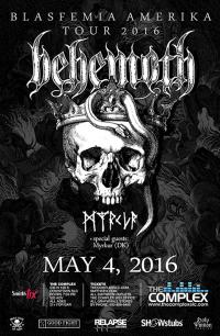 Tickets for BEHEMOTH in Salt Lake City from The Complex