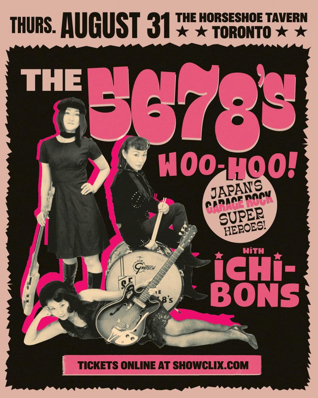 Tickets for The 5.6.7.8s w/ IchI-Bons in Toronto from ShowClix