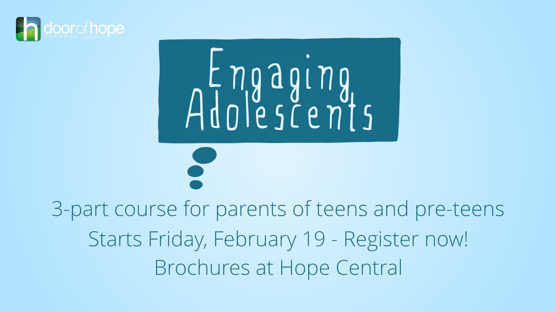 Tickets for Engaging Adolescents in Launceston from Ticketbooth