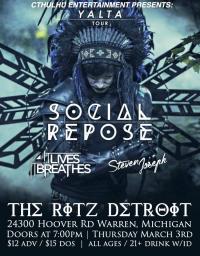 Tickets for Social Repose + more at The Ritz Detroit 3/3 in Warren from ...