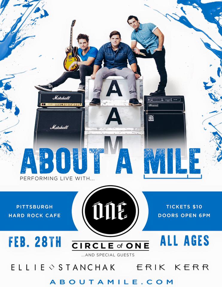 Tickets for ABOUT A MILE and CIRCLE OF ONE in Pittsburgh from ShowClix